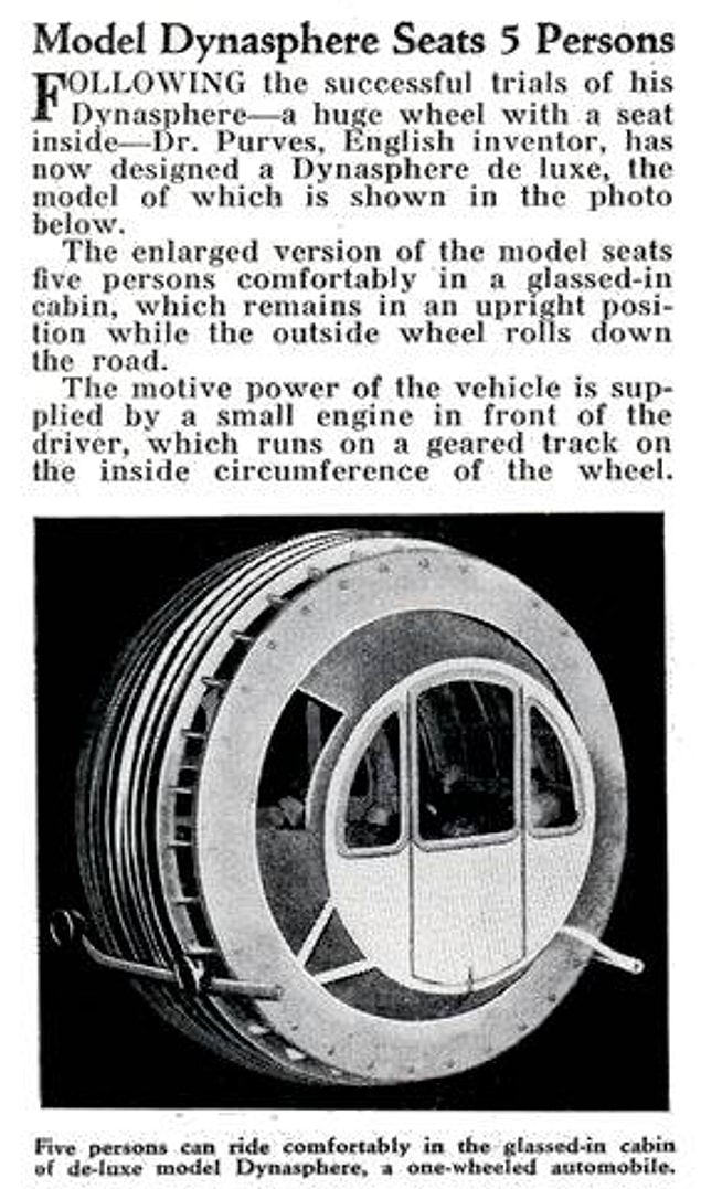 10 Fotoğrafla İlginç Bir Araç Tasarımı : The Dynasphere