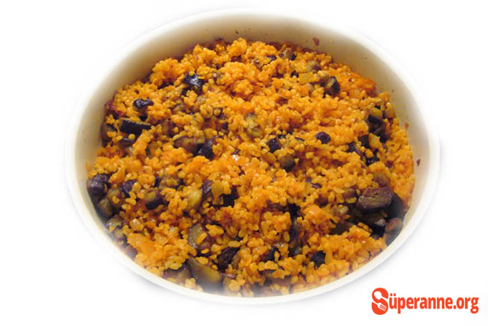 Patlıcanlı Bulgur Pilavı Tarifi - Onedio Patlıcanlı Bulgur Pilavı Tarifi - Onedio