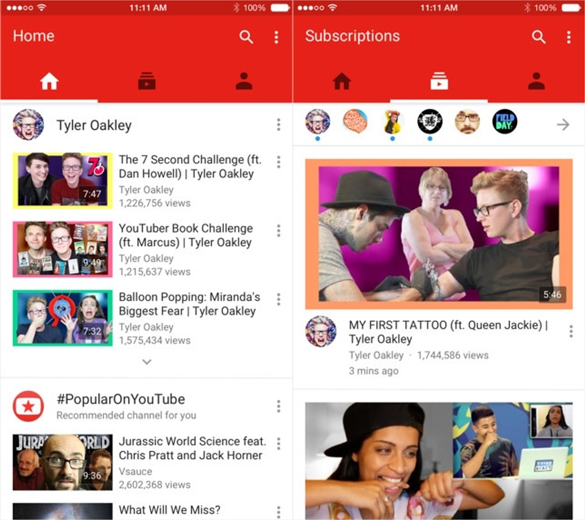 iOS İçin YouTube'un Tasarımı Yenilendi - Onedio