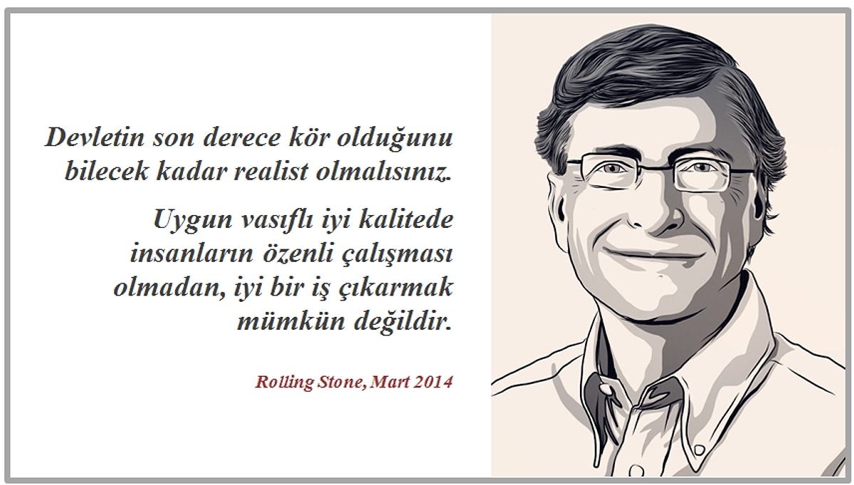 Dünyanın En Müthiş Beyinlerinden Bill Gates'in Her Biri Aforizma ...