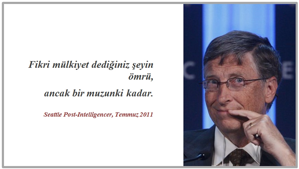 Dünyanın En Müthiş Beyinlerinden Bill Gates'in Her Biri Aforizma ...