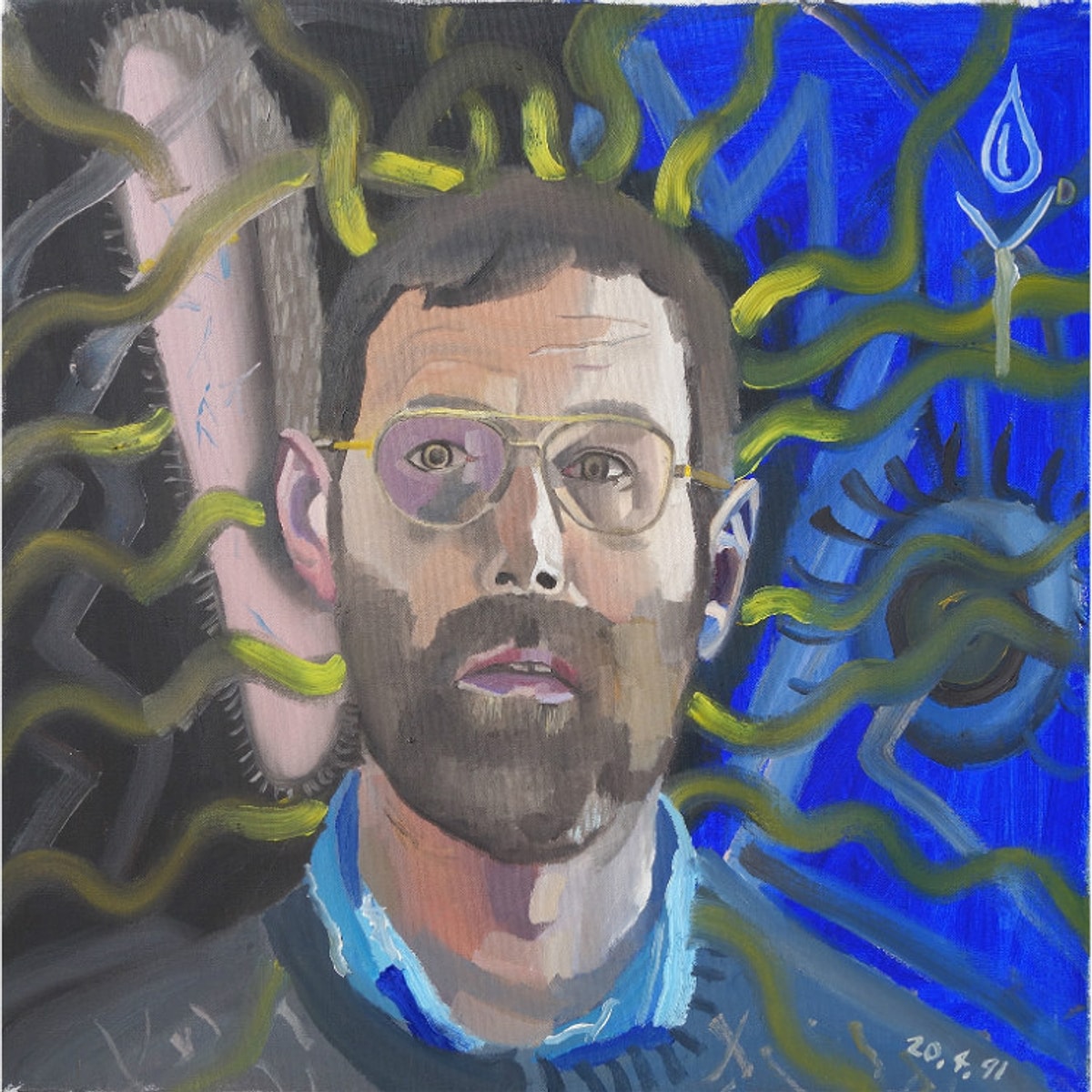 17 Self Portraits Of The Schizophrenic Artist Bryan Charnley! - Onedio