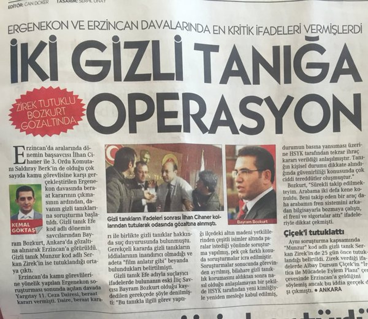 Ergenekon’un Gizli Tanığı, Eski Savcı Bayram Bozkurt Polisten Kaçarken ...