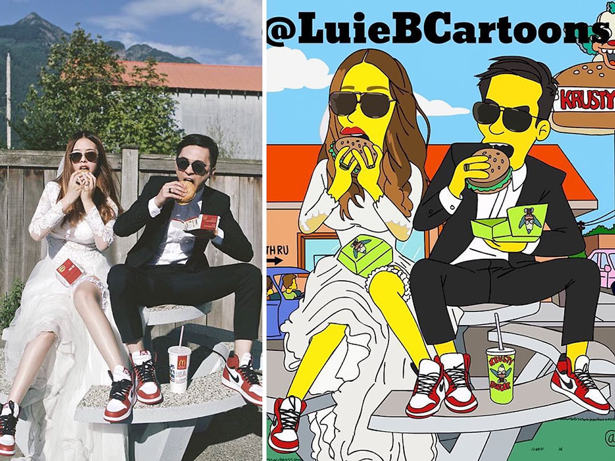 The Simpsons Çizerlerini Bile Şaşırtacak Seviyede İnsanları Simpson ...