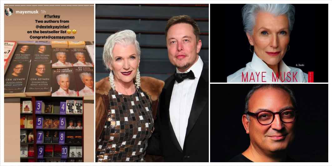 Elon Musk'ın Annesi Maye Mask, Cem Seymen'i Instagram'da Paylaşarak ...