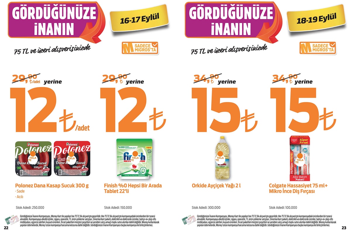 Migros İndirim Günleri Başladı! 9-22 Eylül 2021 Migroskop Kataloğu