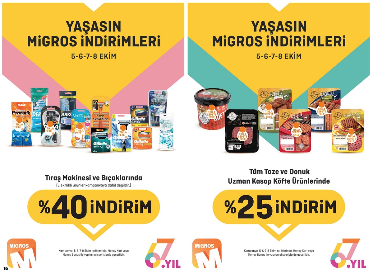 Migros İndirim Günleri Başladı! 23 Eylül - 6 Ekim 2021 Migroskop ...