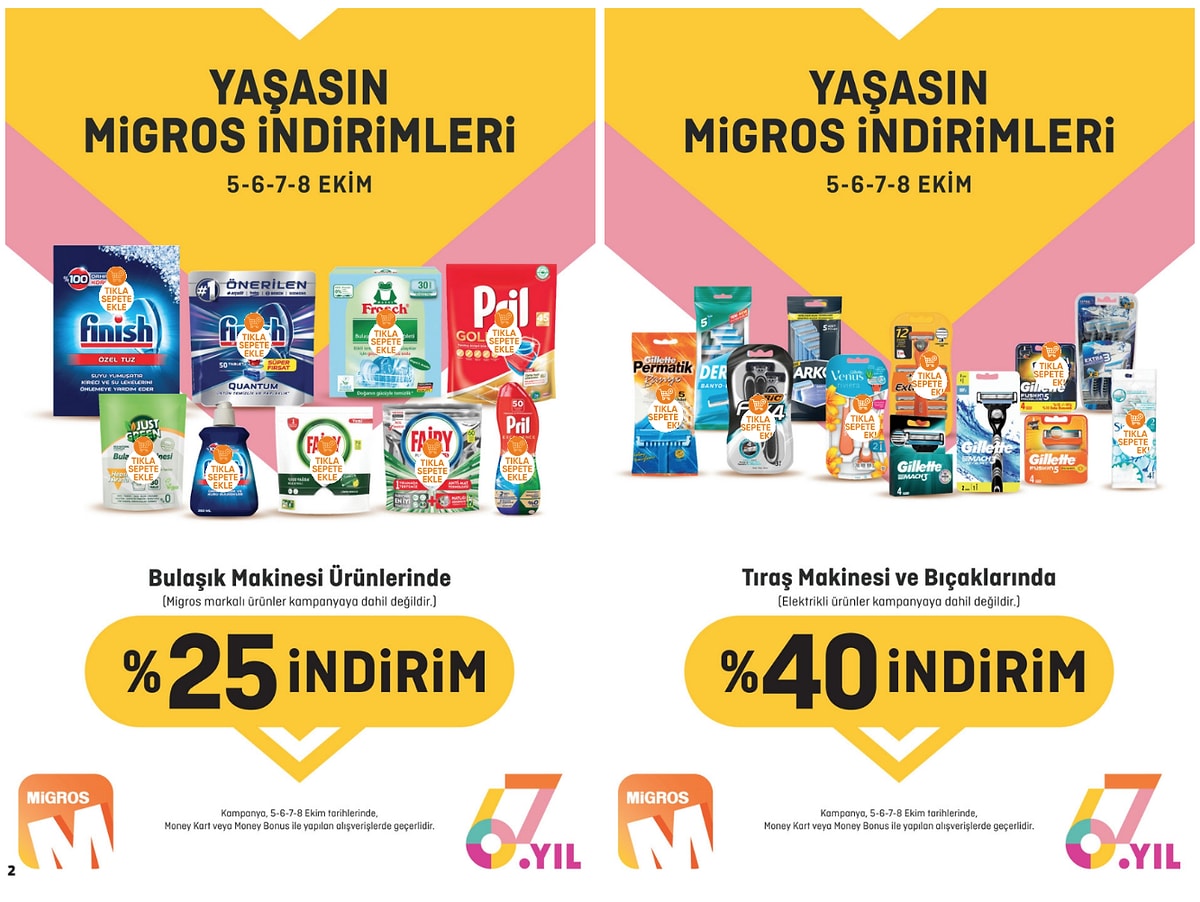 Migros İndirim Günleri Başladı! 7 - 20 Ekim 2021 Migroskop Kataloğu ...