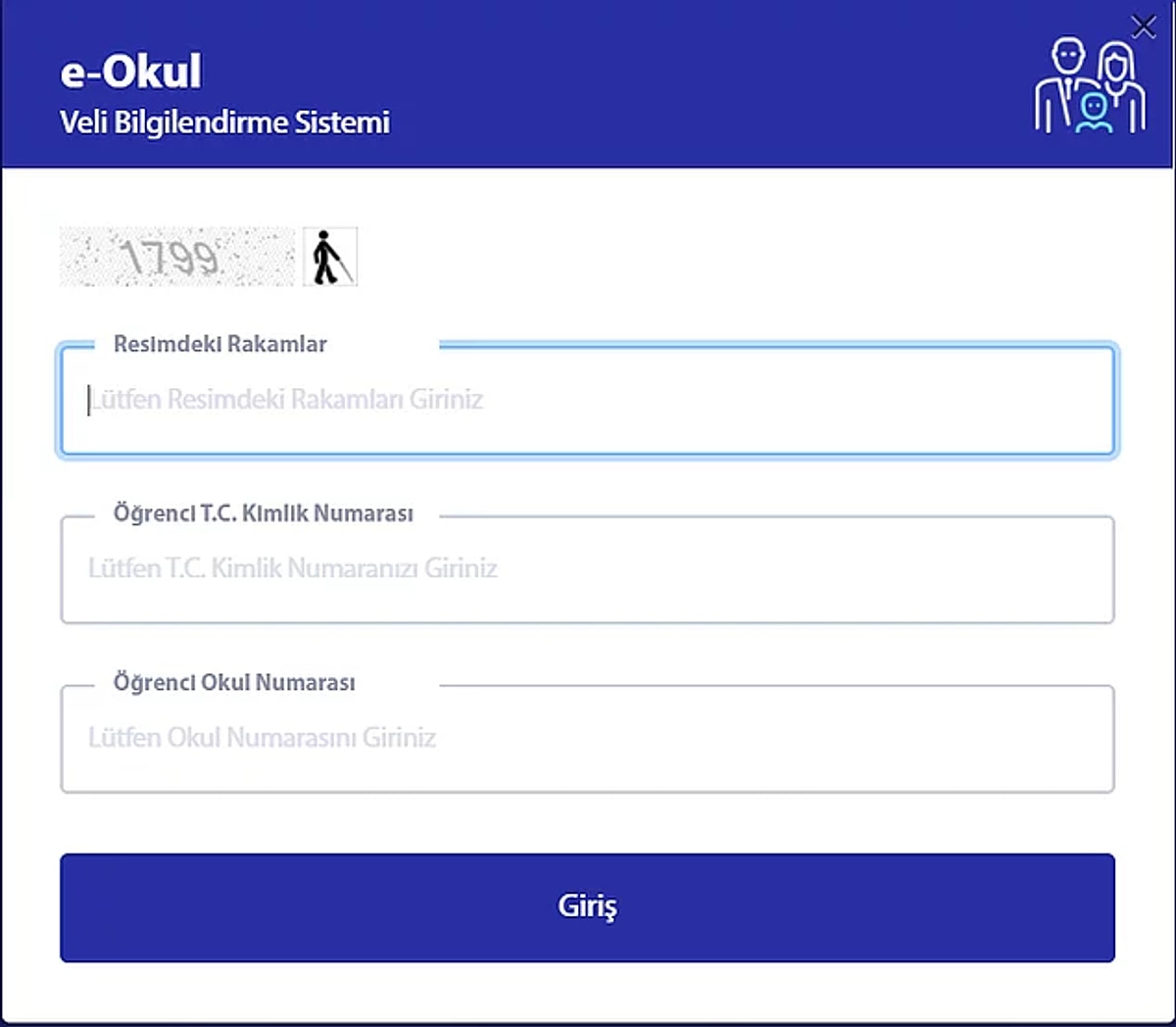 E- Okul Veli Bilgilendirme Sistemi Giriş Ekranı: E-Okul'a Nasıl Giriş ...