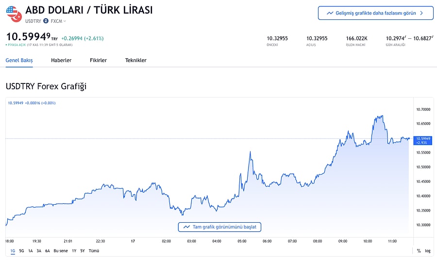 Paramız Pul Oldu: Dolar 10,68 İle Rekor Kırdı, Euro 12'yi Geçti - Onedio