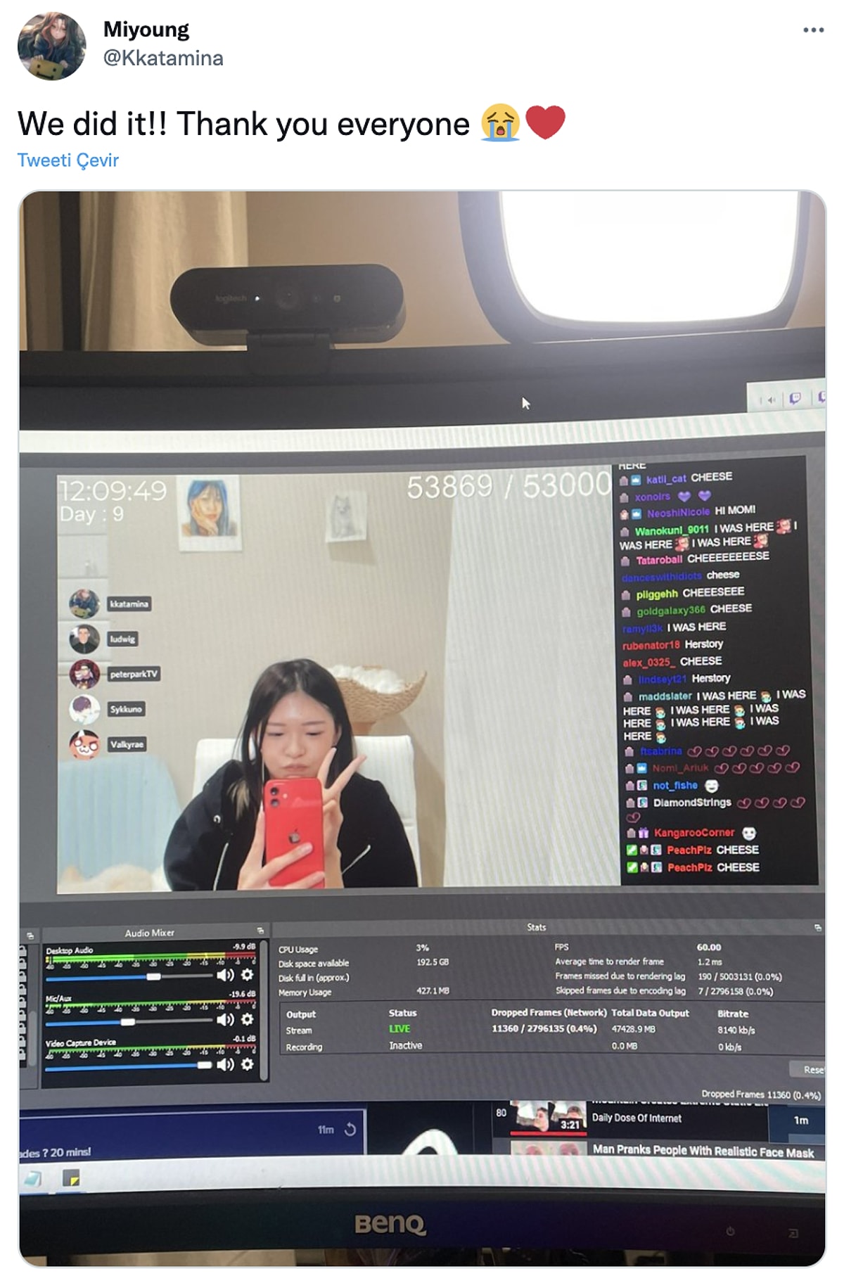 Twitch'te Abone Rekoru Kıran Kim Miyoung'un Aylık Gelirini Duyunca Epey ...