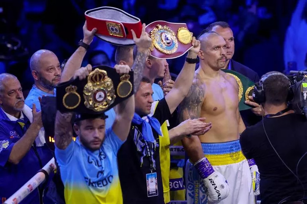 Tüm Dünyanın Beklediği Boks Maçı Sonuçlandı: Oleksandr Usyk Kemeri ...