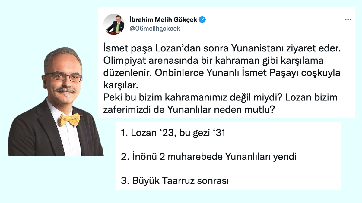 İsmet İnönü'ye Ağır İmalarda Bulunan Melih Gökçek'e Tarihçi Emrah Safa ...