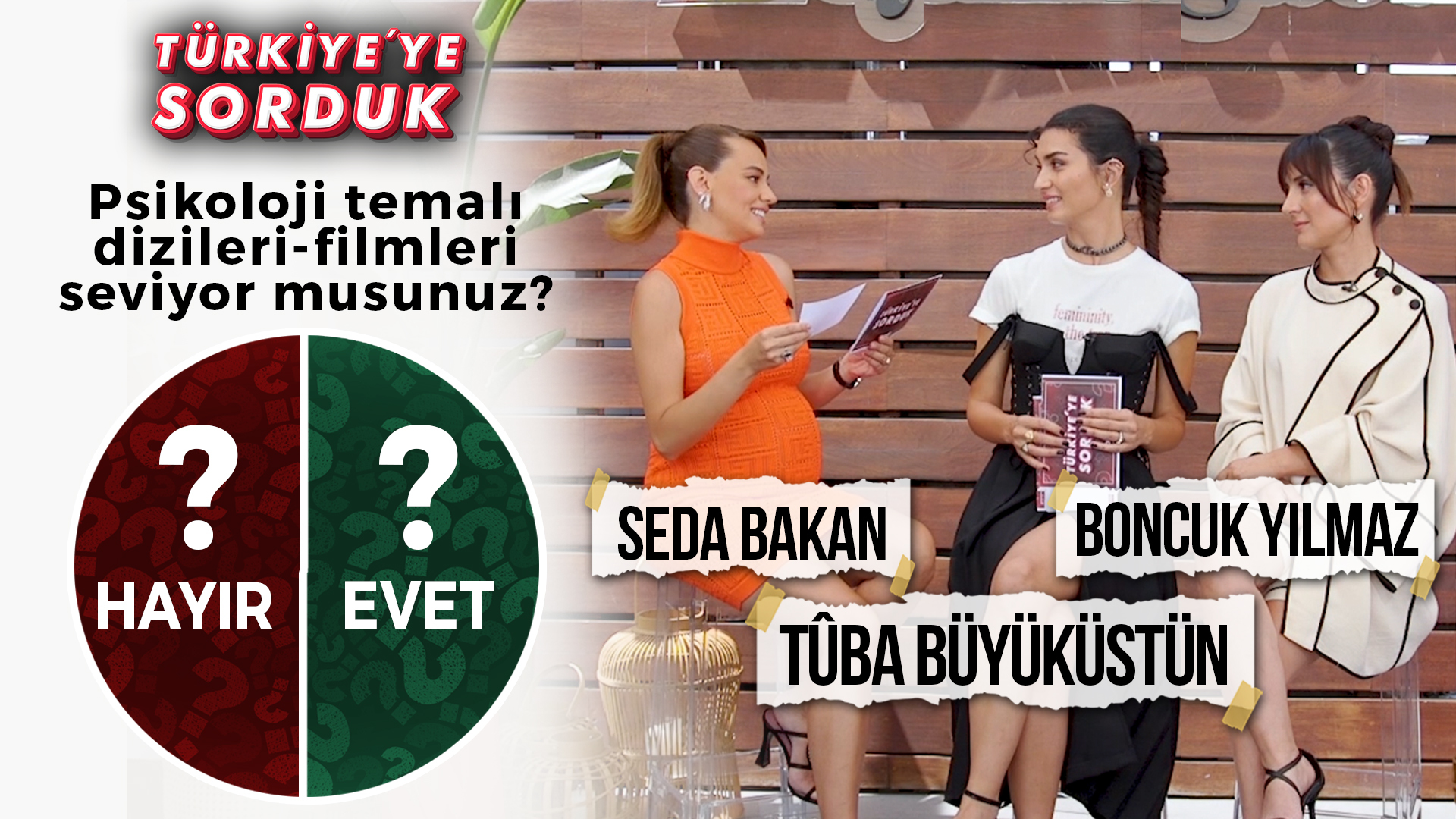 Seda Bakan, Tuba Büyüküstün, Boncuk Yılmaz I Türkiye'ye Sorduk 😂 - Onedio