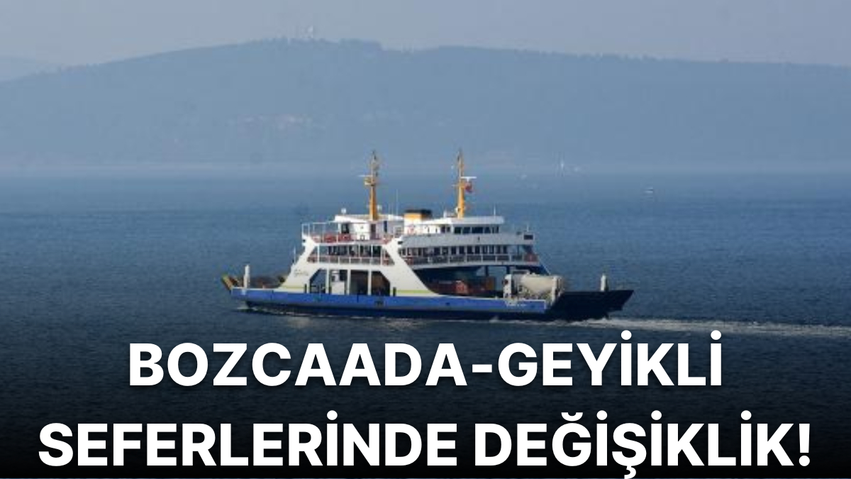 Bozcaada-Geyikli Feribot Seferleri Yoğunluk Sebebi İle Artırıldı! - Onedio