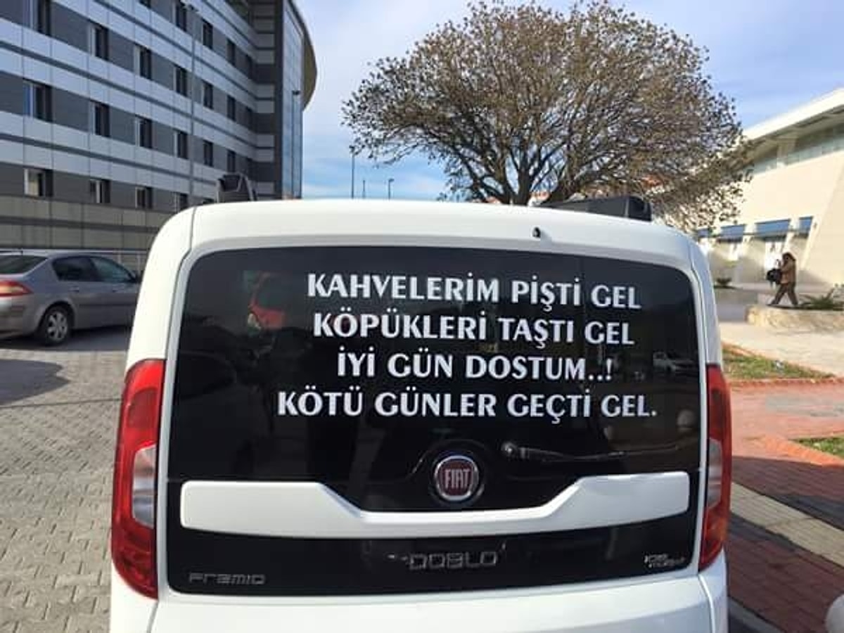 Araba Arkası Sözler - Onedio