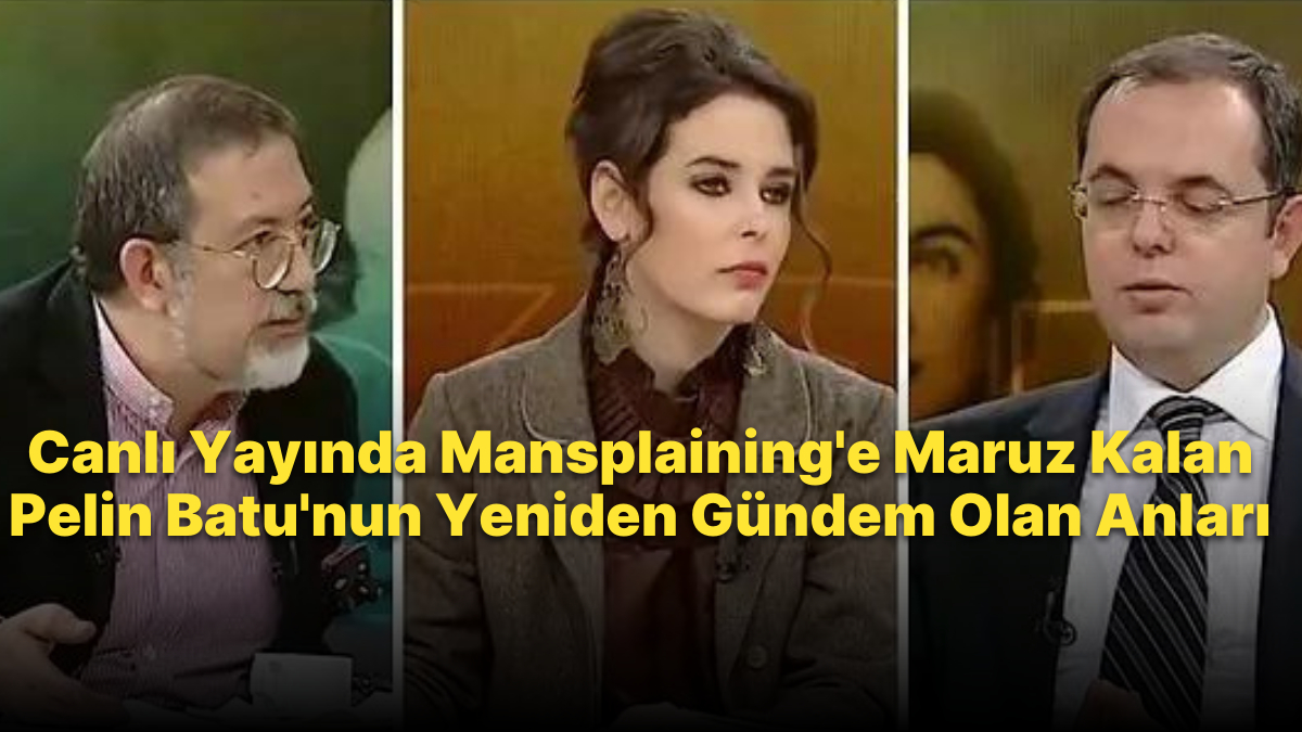 Pelin Batu'nun Murat Bardakçı ve Erhan Afyoncu Tarafından Mansplaining ...