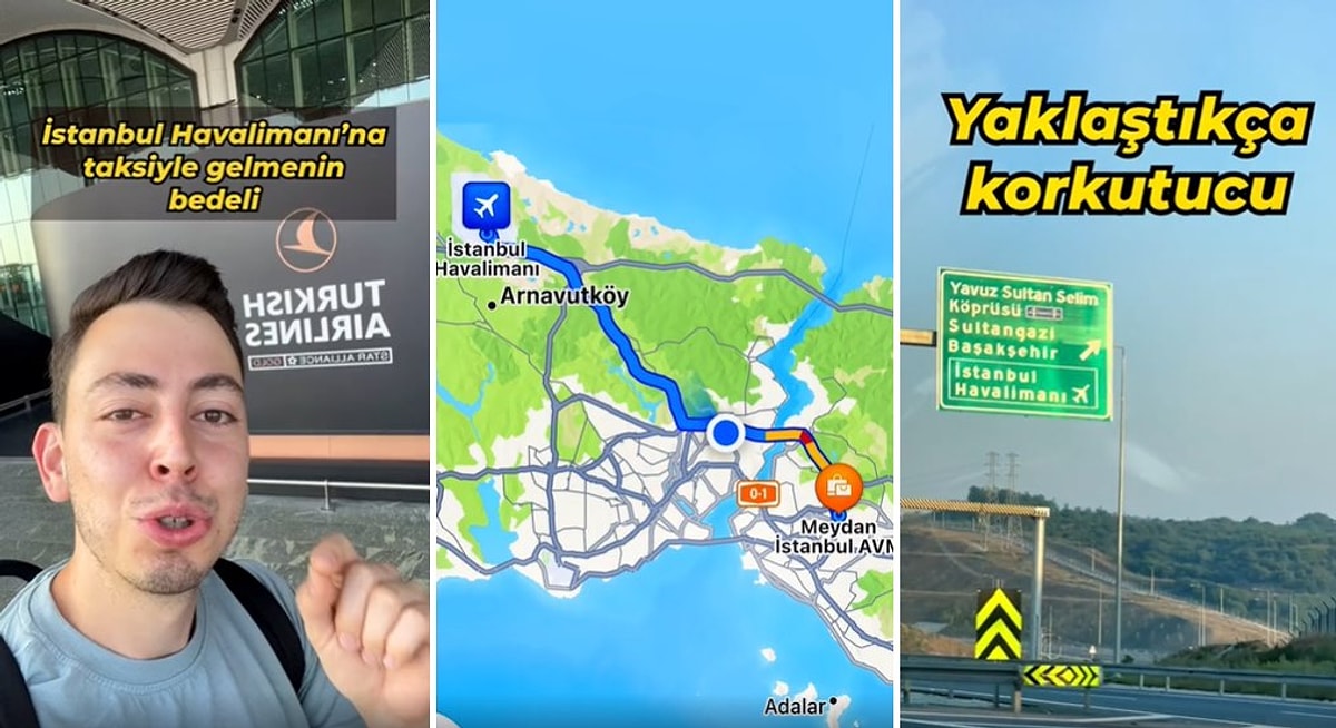 Anadolu Yakası'nın Ortalarından İstanbul Havalimanı'na Taksiyle Gitmek ...