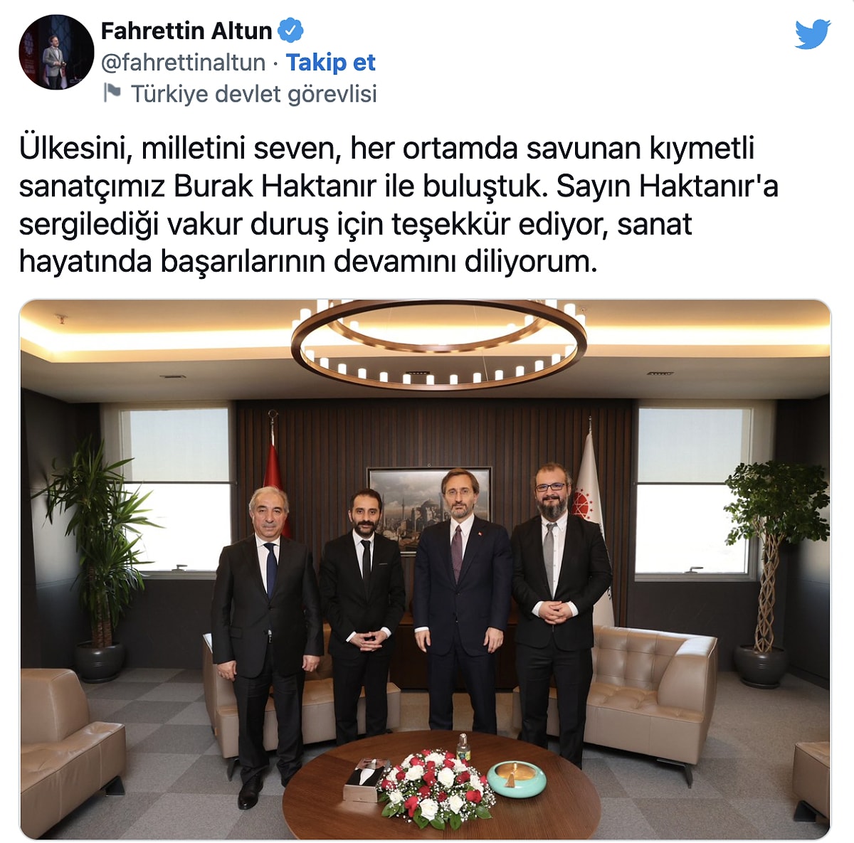 Yönetmen Özcan Alper'i Hedef Alan Burak Haktanır'a Üst Düzey Ağırlama ...
