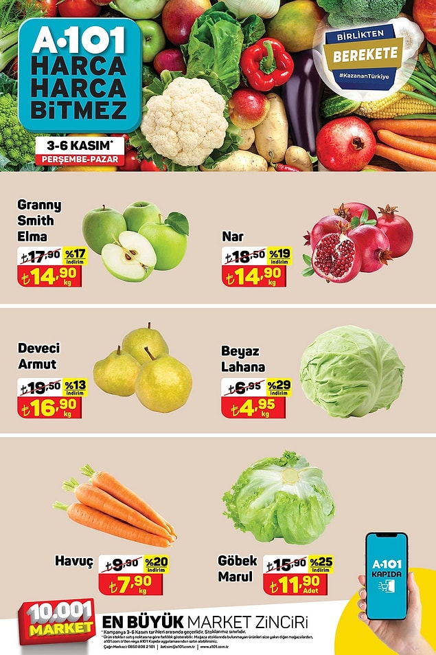 5 - 11 Kasım 2022 A101 Haftanın Yıldızları Kataloğu