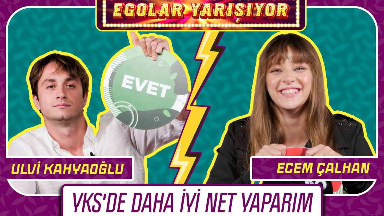 Egolar Yarışıyor! Ulvi Kahyaoğlu vs Ecem Çalhan I Liseye Dönsek Notlar ...