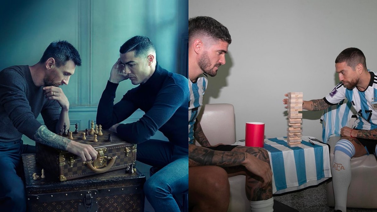 Lionel Messi ve Cristiano Ronaldo'nun İkonik Fotoğrafına Yapılan ...