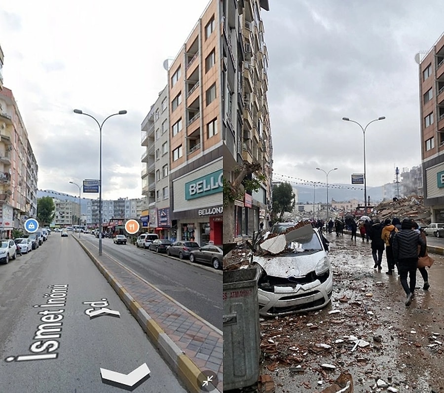 Devastating Earthquakes Strike Turkey: Before and After Photos of ...