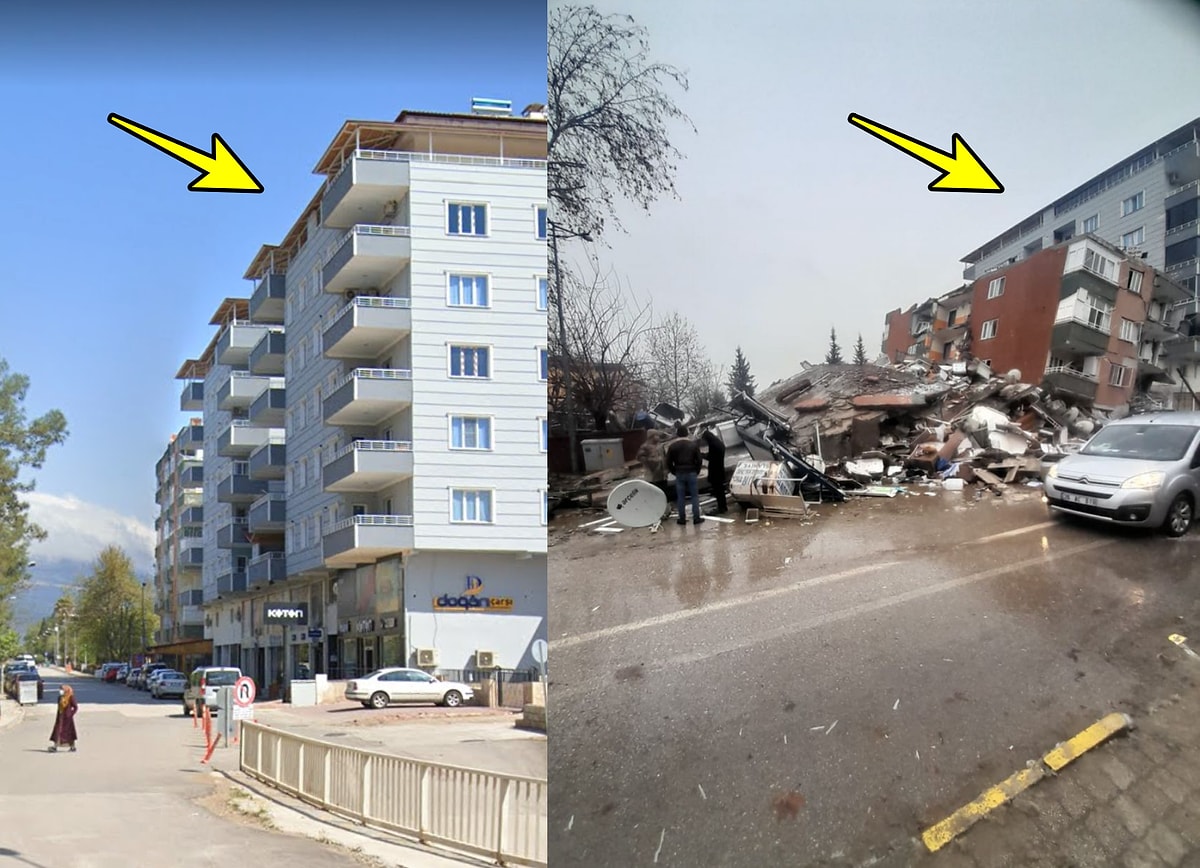 Kahramanmaraş Depreminde Büyük Zarar Gören Gaziantep'in Can Yakan Öncesi ve Sonrası Fotoğrafları ...