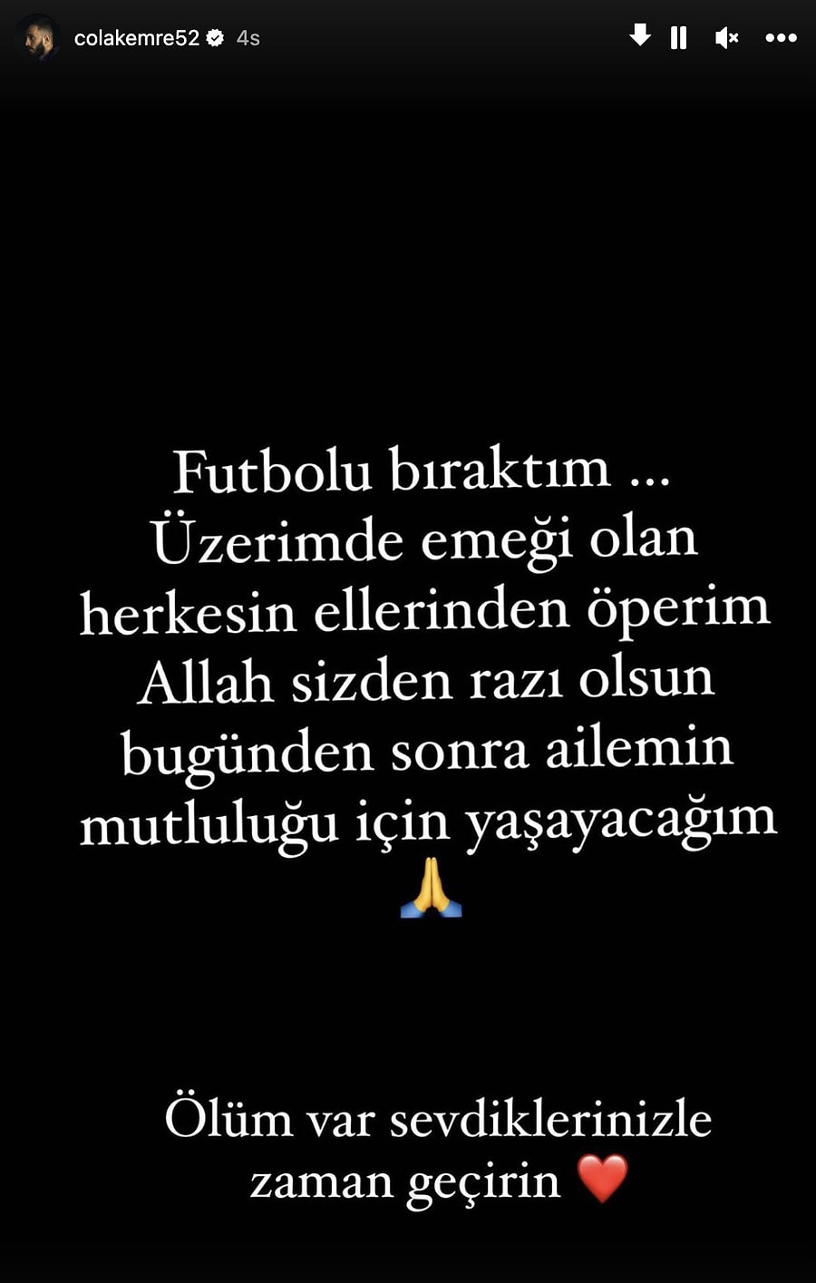 'Ölüm Var' Diyerek Emekli Olan Emre Çolak 24 Saatte Sözünden Döndü - Onedio