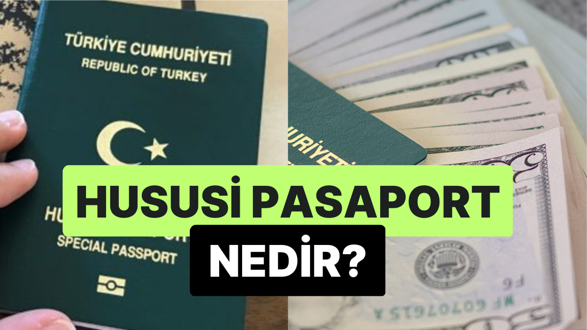Memur ve Ailelerine Verilen Pasaport Türü: Hususi (Yeşil) Pasaport ...