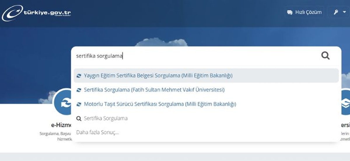 e-devlet sertifika doğrulama ve sorgulama - Onedio