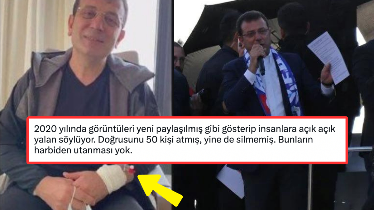 Ekrem İmamoğlu'nun Eski Fotoğrafıyla Yanlış Algı Yaratan Doktorun Skandal Paylaşımı Gündem Oldu ...