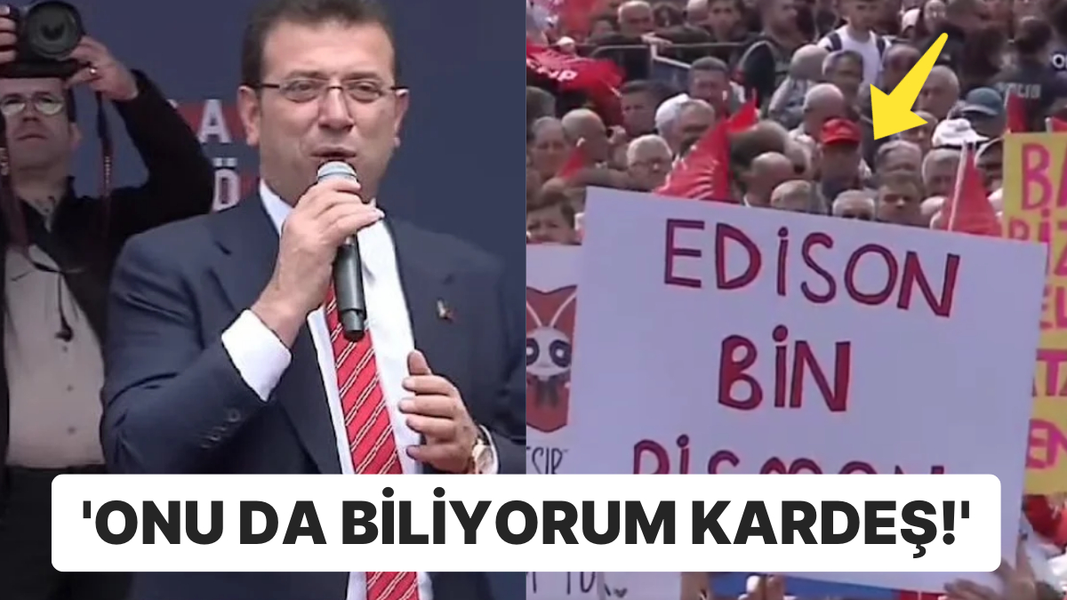 Ekrem İmamoğlu: “Edison Bile Pişman Biliyorum” - Onedio