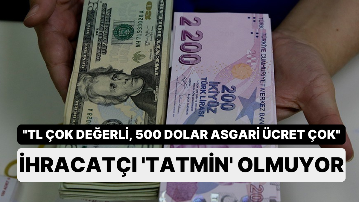 Asgari Ücrette 500 Dolar Hedefi İhracatçıyı Korkuttu - Onedio