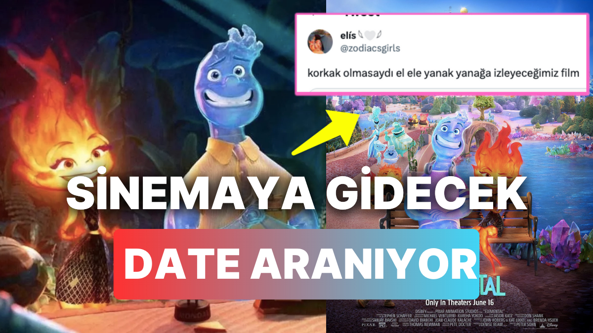 Pixar'ın Ateş ve Su Aşkını Anlatan Animasyon Filmi Elemantal Sinemaya ...