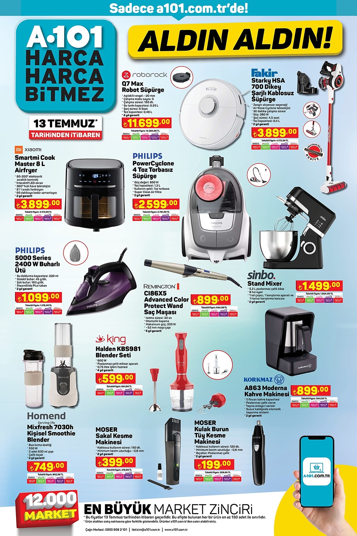 Aktüel:13 Temmuz 2023 A101 İnternete Özel Kataloğu - Onedio