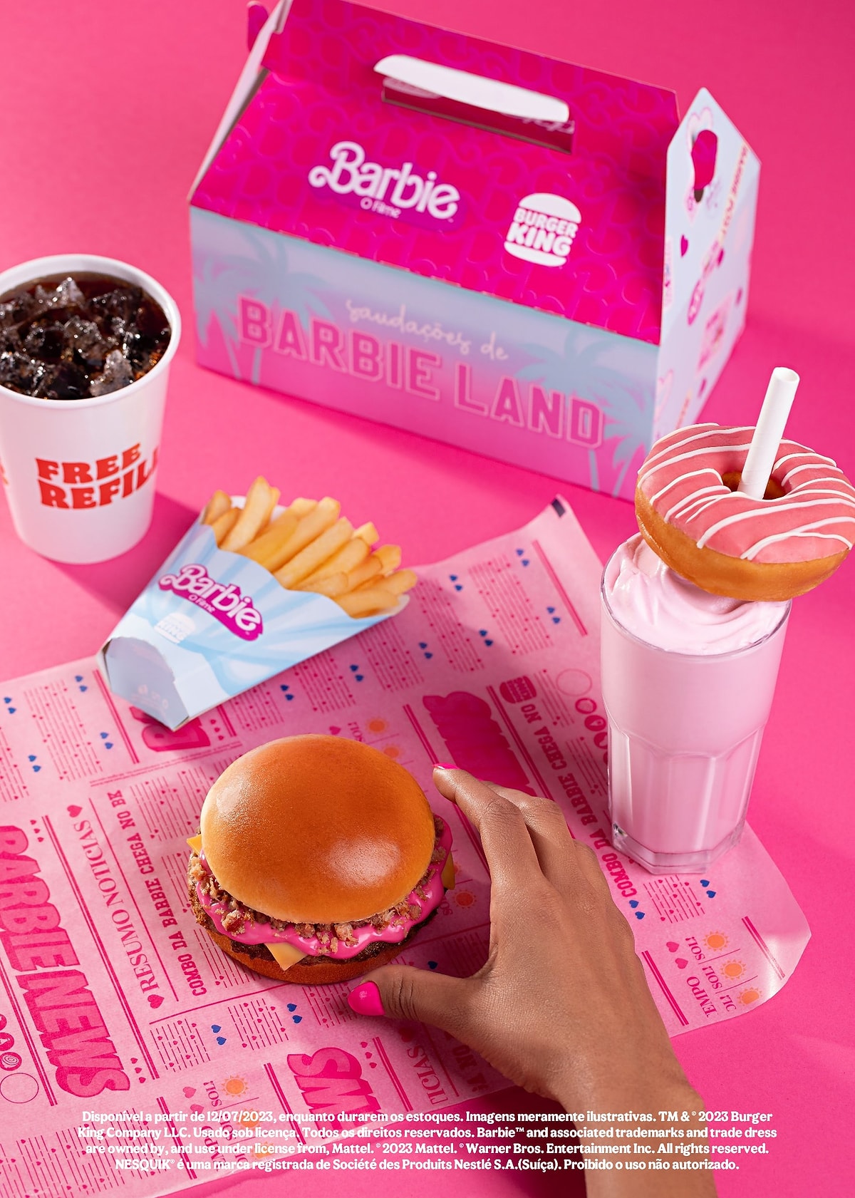 Üç Yanımız "Barbie" ile Kaplı: Burger King Menüsüne Pembe Soslu ...