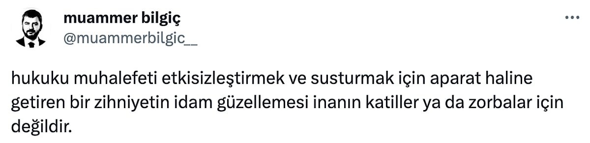 Erdoğan'ın Başdanışmanı Saral'dan "Yaşasın İdam" Paylaşımı - Onedio