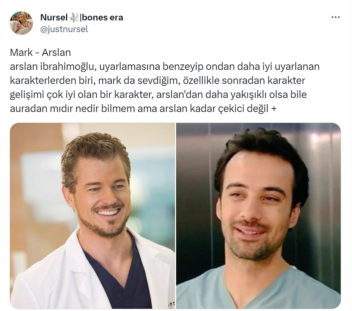 Grey's Anatomy'den Uyarlanan Doktorlar'ı Orijinal Karakterlerle Kıyaslayan Kullanıcının Enfes ...