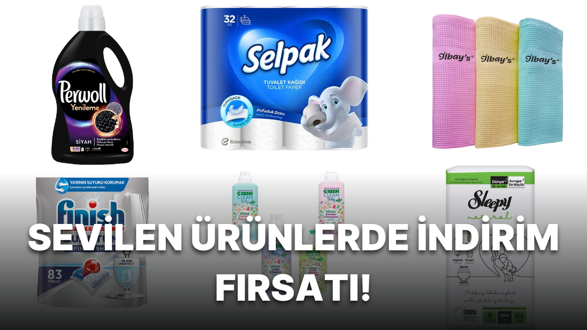 Beklenen Fırsat Geldi! Seçili Deterjan ve Temizlik Ürünleri Arasında ...