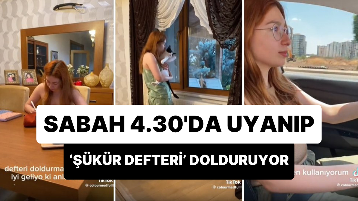 Sabah 4.30'da Uyanıp 'Şükür Defteri' Dolduran Gencin 'Benimle Bir Gün' Vlogu Viral Oldu - Onedio