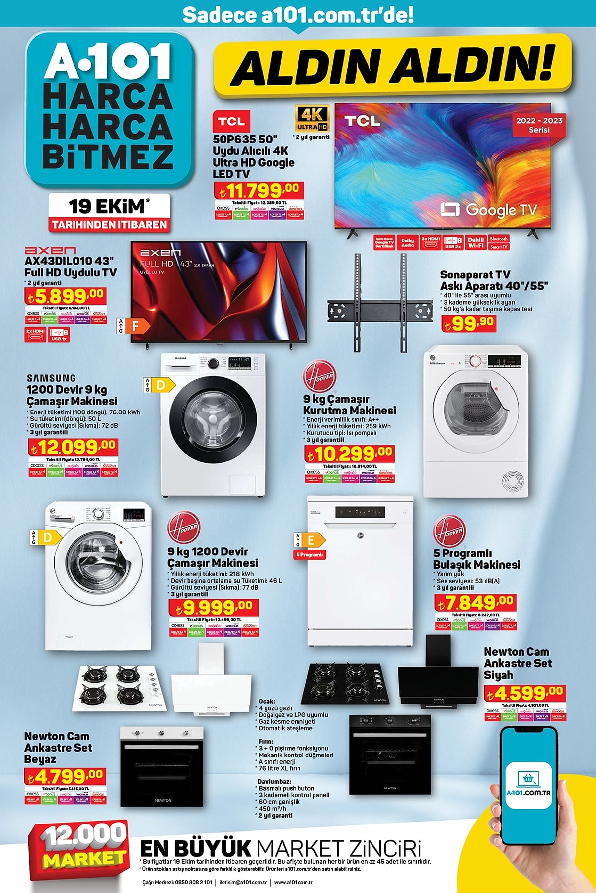 Aktüel:19 Ekim 2023 A101 İnternet Özel Kataloğu - Onedio