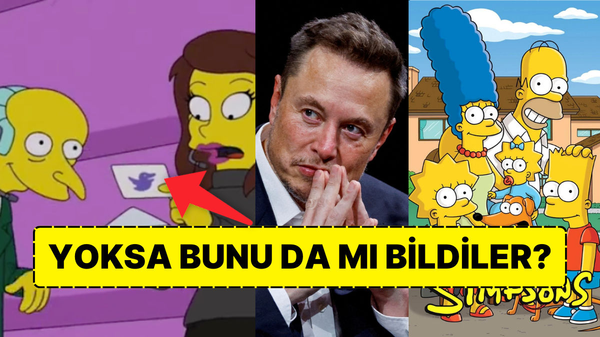 The Simpsons, Elon Musk'ın Twitter Üzerindeki Saltanatının Trajik Bir ...