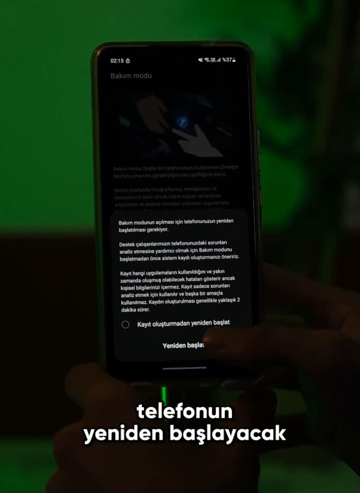 Akıllı telefon bakım modu - Onedio