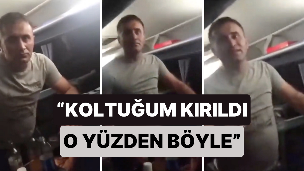 Muavin Tek Başına Oturmak İçin İki Bilet Alan Yolcunun Boş Koltuğuna ...