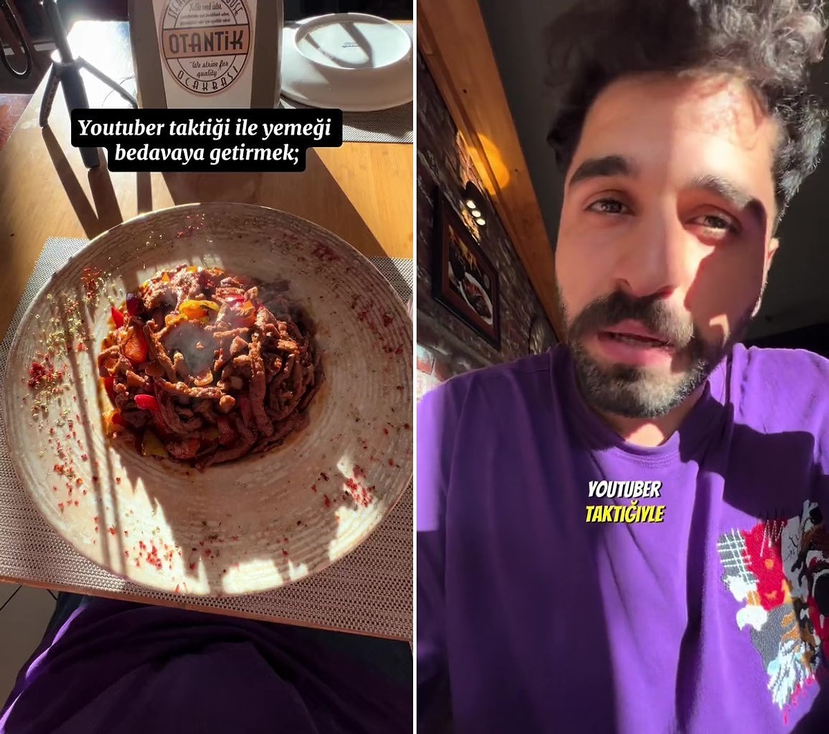 YouTuber Gibi Davranarak Restoranda Hesap Ödemeyen Gencin Viral Olan ...