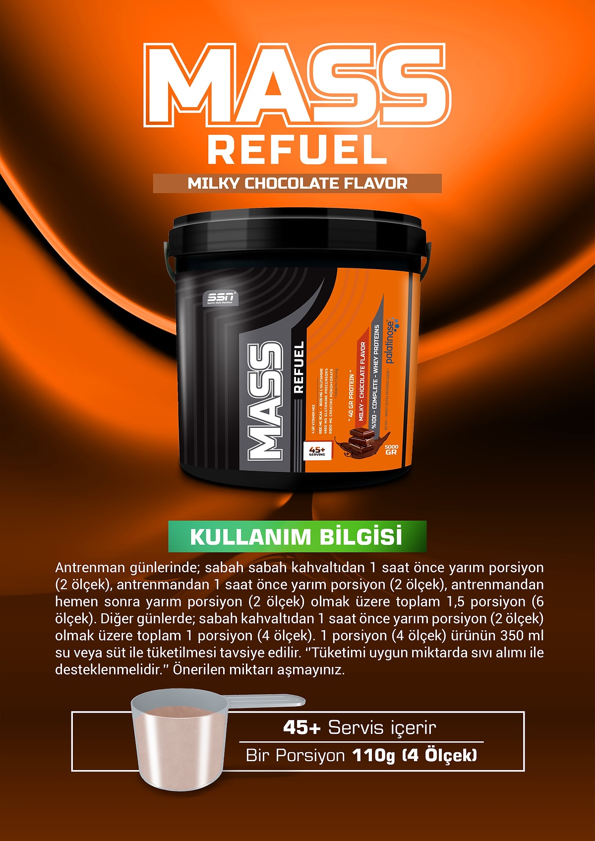 SSN Mass Refuel ® 5000 Gr Detaylı Açıklama - Onedio