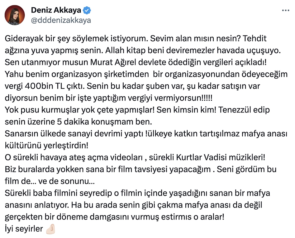 Deniz Akkaya, Selin Ciğerci Üzerinden Feyza Altun'a Yüklenince Ünlü Avukattan Yanıt Gecikmedi ...
