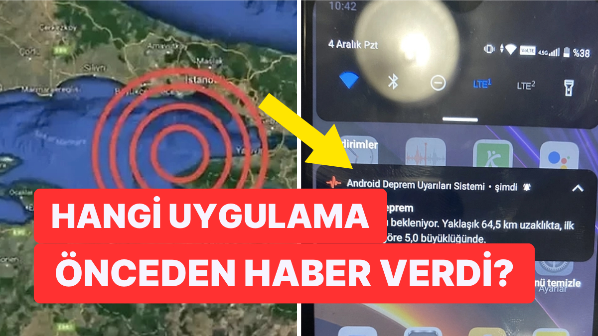Bursa'daki 5.1 Büyüklüğündeki Depremi Telefona Gelen Bildirim Önceden ...