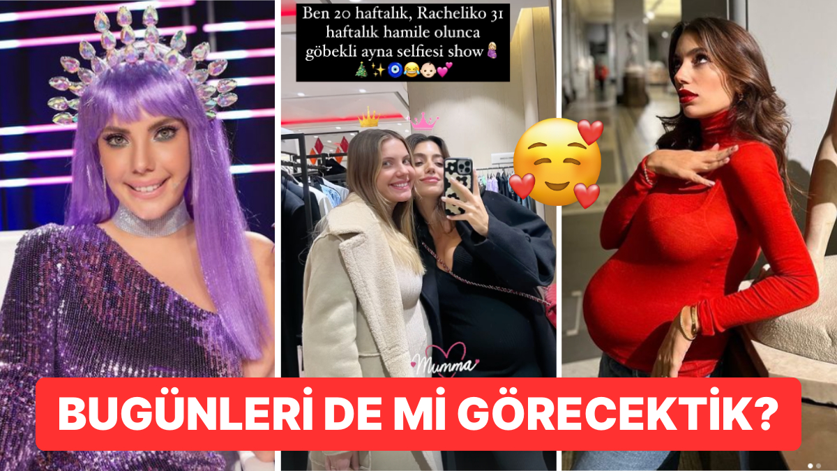 Bebek Göründü: Rachel Araz'la Alışverişe Giden Eda Ece'nin İlk Hamile ...
